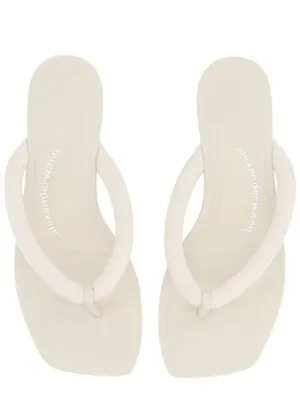 Alexander Wang Jenna Tubular Thong Sandals - Beige