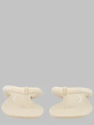 Alexander Wang Jenna Tubular Thong Sandals - Beige