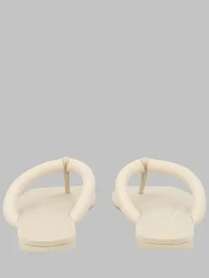 Alexander Wang Jenna Tubular Thong Sandals - Beige