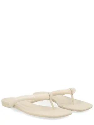 Alexander Wang Jenna Tubular Thong Sandals - Beige