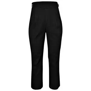 ANA MALIK LLC Ana Malik High-waisted Belted Trousers - Black