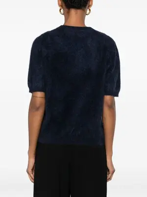 Soft Goat Cashmere Crew Neck T-shirt