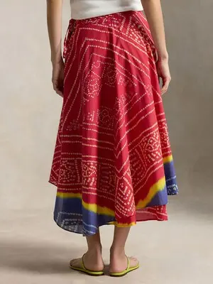 Polo Ralph Lauren Printed Wrap Skirt