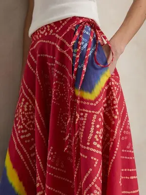 Polo Ralph Lauren Printed Wrap Skirt
