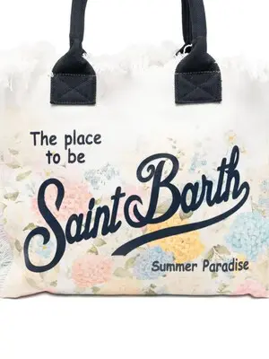 MC2 SAINT BARTH Floral Print Vanity Bag