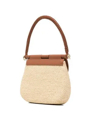 Loewe Pescador Medium Raffia Handbag - Beige