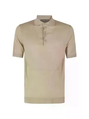 FILIPPO DE LAURENTIIS Short-sleeve Polo Shirt - Neutrals