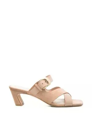 STUART WEITZMAN Sai Buckle Detail Sandals - Neutrals