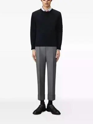Thom Browne 4-bar Ottoman-stitch Sweatshirt