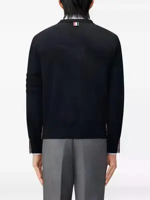 Thom Browne 4-bar Ottoman-stitch Sweatshirt