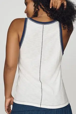 PILCRO Austin Racerback Tank Top - Blue
