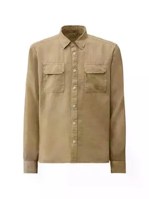 C.P. COMPANY Linen Long-sleeve Button Shirt - Neutrals