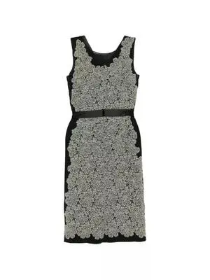 Dolce & Gabbana Floral Lace Midi Dress