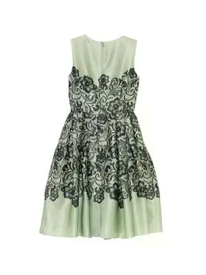 Dolce & Gabbana Floral Lace-printed Midi Dress
