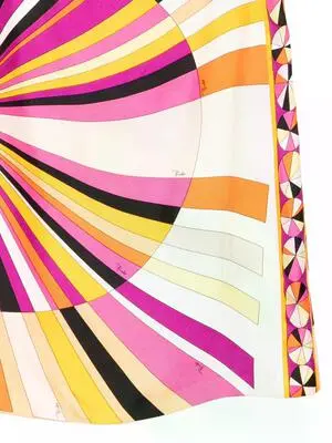 Emilio Pucci 1960s Geometric Print Dress - Pink