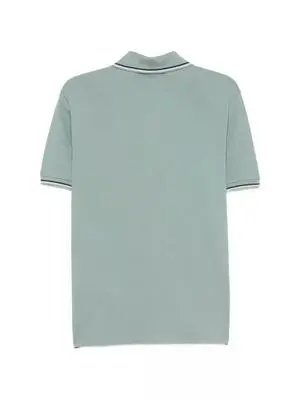 Emporio Armani Logo-embroidered Polo Shirt - Blue