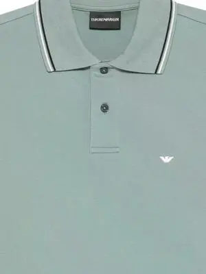 Emporio Armani Logo-embroidered Polo Shirt