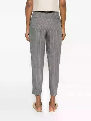 Peserico Pinstripe Pleated Trousers