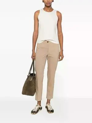Max Mara Sleeveless Embroidered Logo Top