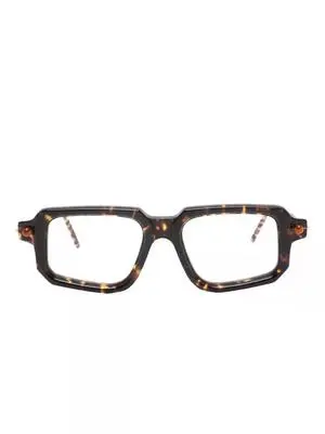 KUBORAUM P23 Square-frame Eyeglasses - Brown