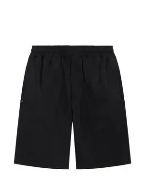 DIESEL® Logo Detail Track Shorts - Black
