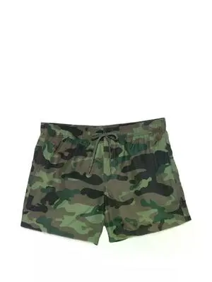 Sundek Camouflage Print Swim Shorts - Green