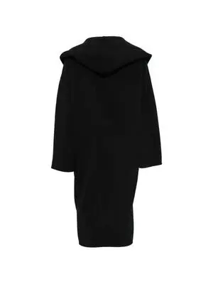 Alberta Ferretti Belted Hooded Coat