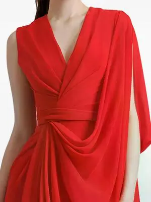 GEMY MAALOUF Draped Cape-style Dress
