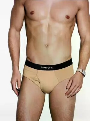 TOM FORD Logo-waistband Briefs