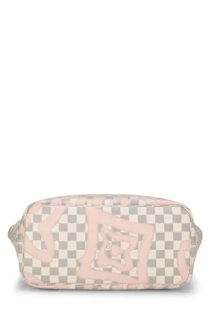 LOUIS VUITTON Summer Spirit Damier Azur Tahitienne Neverfull Tote - Pink