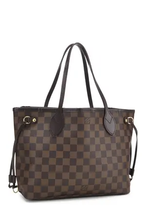LOUIS VUITTON Damier Ebene Neverfull Tote