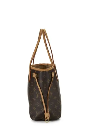 LOUIS VUITTON Monogram Neverfull Tote - Brown