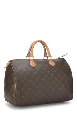 LOUIS VUITTON Monogram Speedy 35 Top Handle Bag