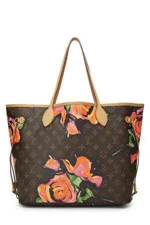 LOUIS VUITTON Stephen Sprouse X Monogram Roses Neverfull Tote