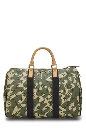 LOUIS VUITTON Takashi Murakami Monogramouflage Speedy 35 - Green