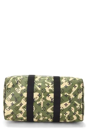 LOUIS VUITTON Takashi Murakami Monogramouflage Speedy 35 - Green