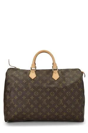 LOUIS VUITTON Monogram Speedy Top Handle Bag 40
