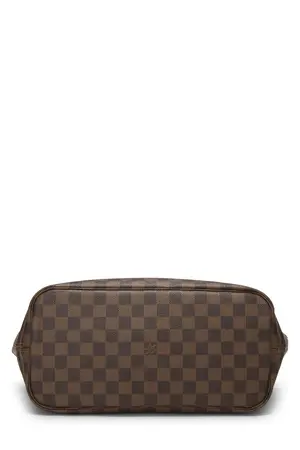 LOUIS VUITTON Damier Ebene Neverfull Tote - Brown