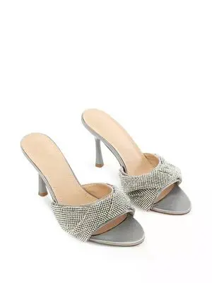 TWENTY FOURHAITCH Canberra Crystal-embellished Stiletto Sandals