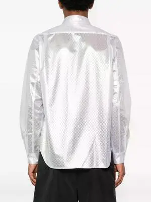 Comme Des Garçons Perforated-mesh Shirt
