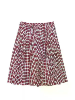 N°21 Check Pleated Skirt