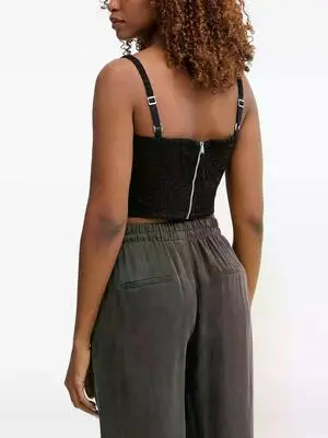 Guess Broderie Anglaise Cropped Top