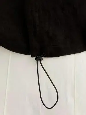 Guess Piped Trim Drawstring Hem Polo Shirt