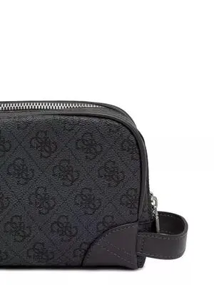 Guess Monogram Print Wash Bag