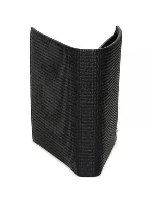 BOSS Woven-effect Leather Wallet