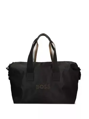 BOSS Logo Plaque Holdall - Black