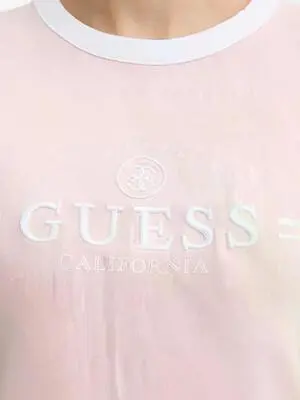 Guess Embroidered Logo T-shirt Midi Dress