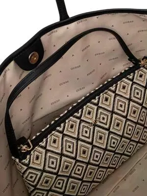 Guess Sophia Geometric Tote Bag