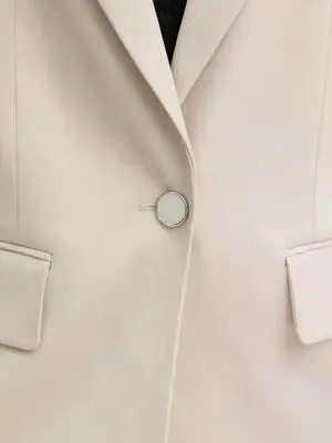 Guess Notched Lapels Pinstripe Blazer