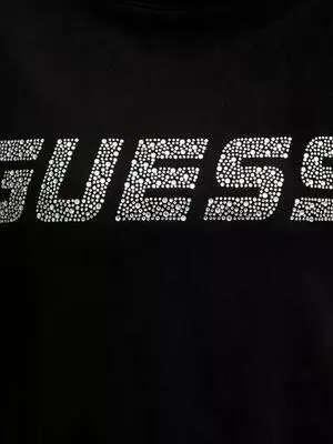 Guess Embellished Cropped Sweatshirt
